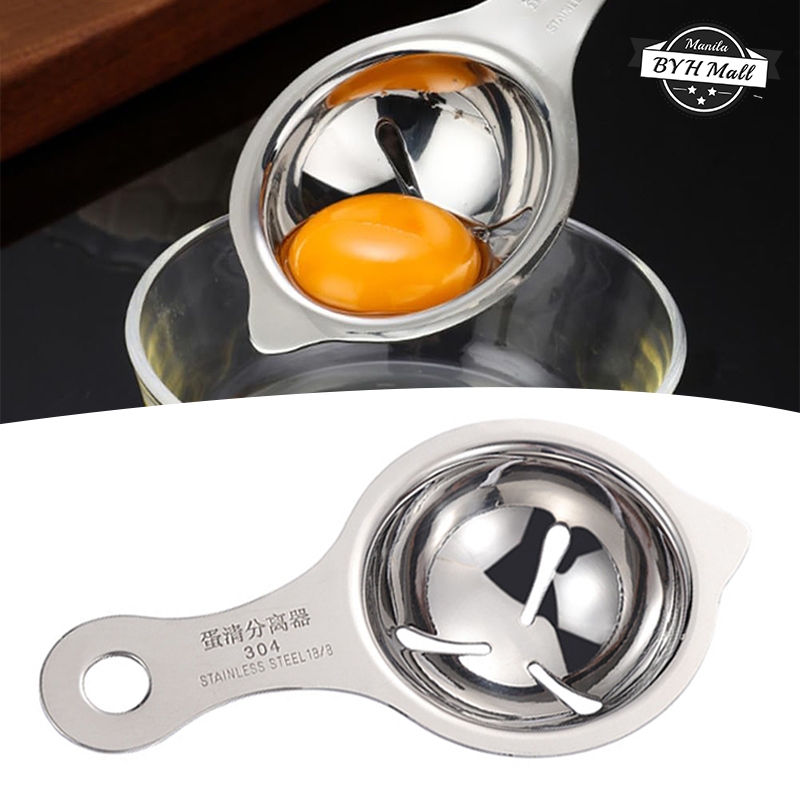 Egg Yolk and White Separator Durable Stainless Steel Design for Efficient Egg Prep | Shopee ...