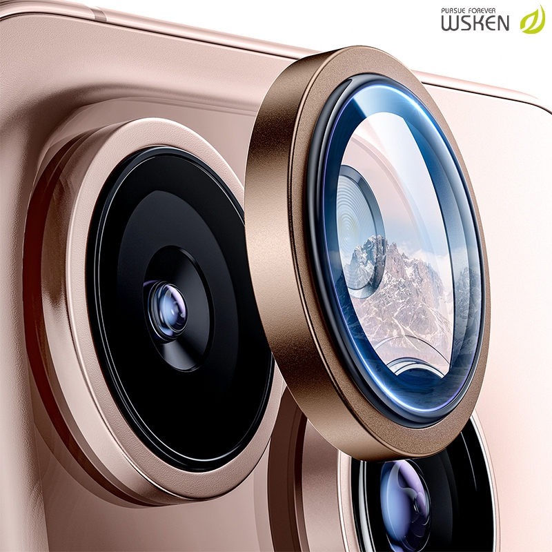 WSKEN for iphone 17ProMax/16ProMax/15 Camera Lens Protector HD Tempered ...