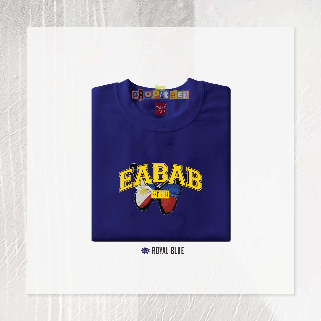 EABAB BUTTERFLY PH TSHIRT UNISEX FOR MEN AND WOMEN ROUND NECK | Shopee ...