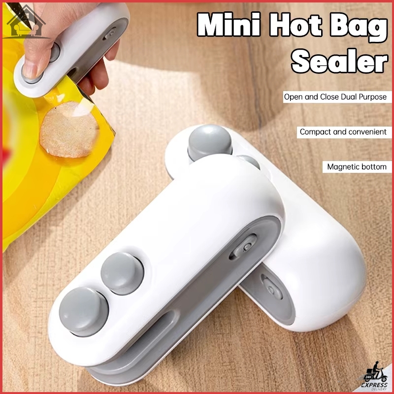Portable Mini Rechargeable Sealer Plastic Package Snack Sealer Clip Bag ...