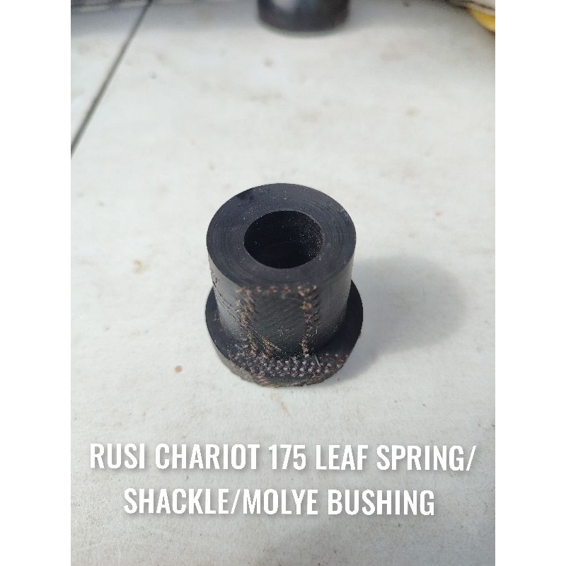 RUSI CHARIOT 175 LEAF SPRING BUSHING MOLYE SPRING SHACKLE GAWA SA GULONG NG LOADER WITH PLY ...