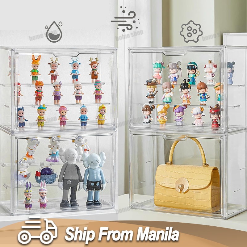 Acrylic display case Collections dust-proof cup storage rack cup ...