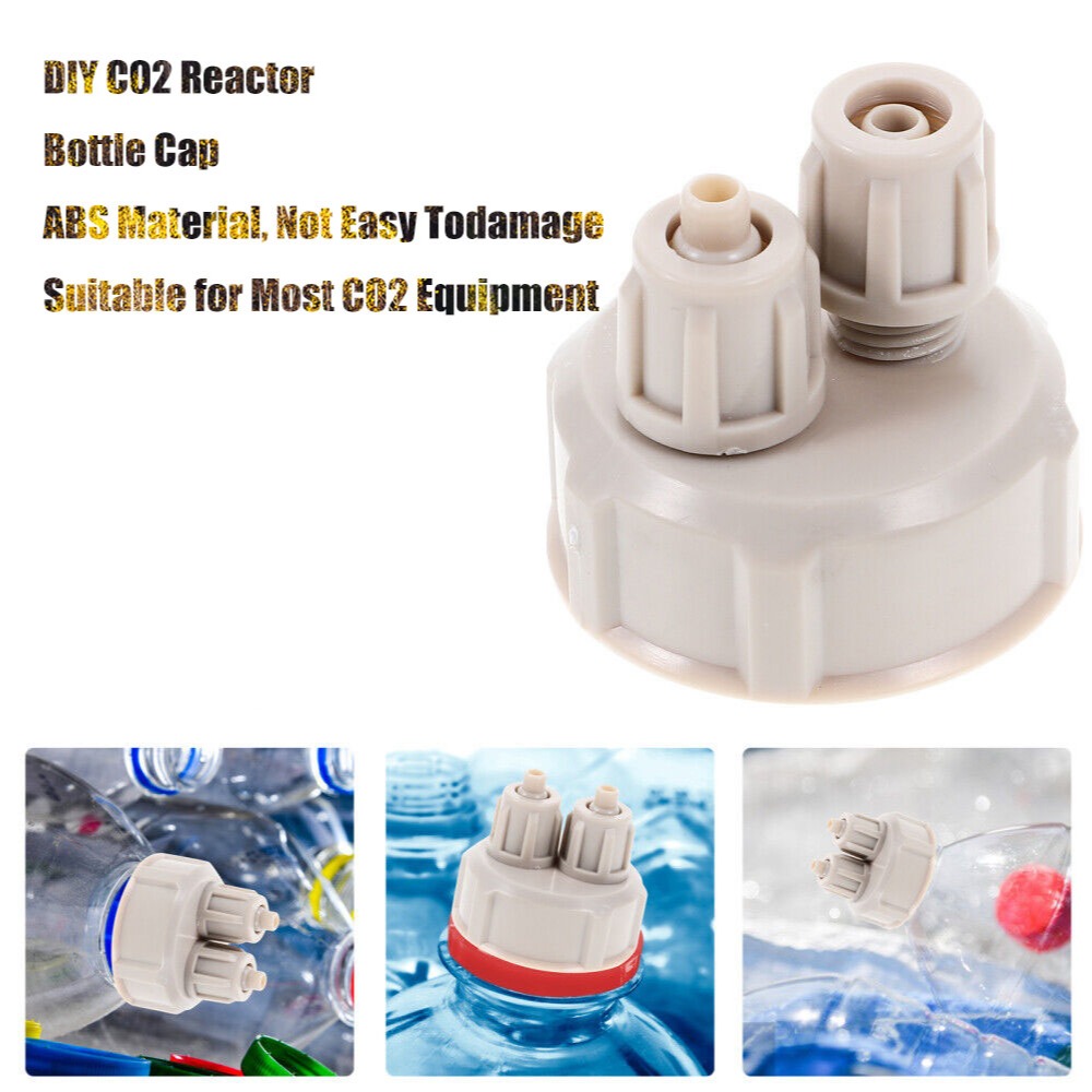 DIY CO2 Reactor Bottle Cap Quick Twist Carbon Dioxide Reactor Co2 ...