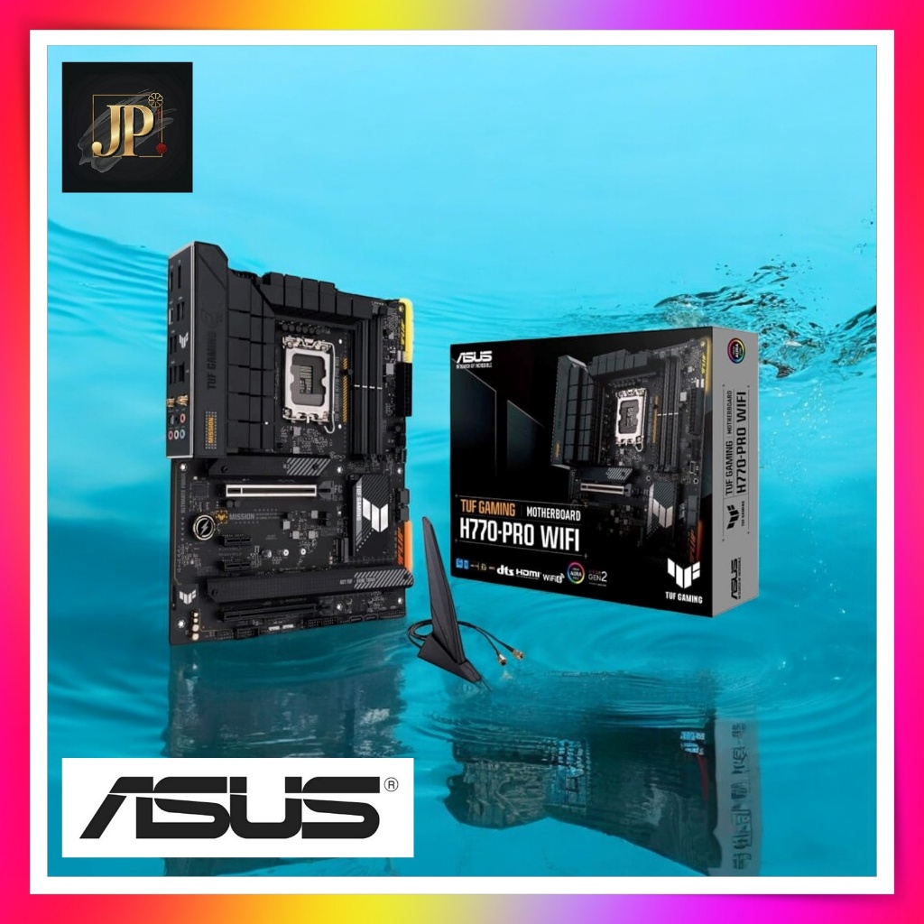 ASUS INTEL 13.12th Gen LGA1700 Capable H770 ATX Motherboard TUF GAMING ...
