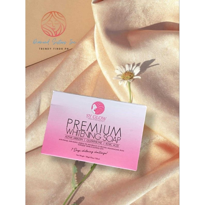SY GLOW PREMIUM WHITENING SOAP 135g | Shopee Philippines