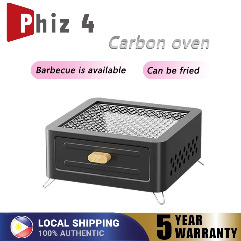 Phiz4Portable small square stove multifunctional barbecue stove camping stove outdoor charcoal ...