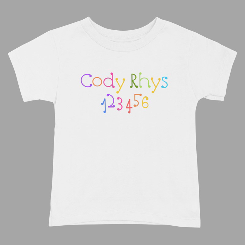 Custom alphanumeric T-shirt design inspired by Music Notes | Shopee ...