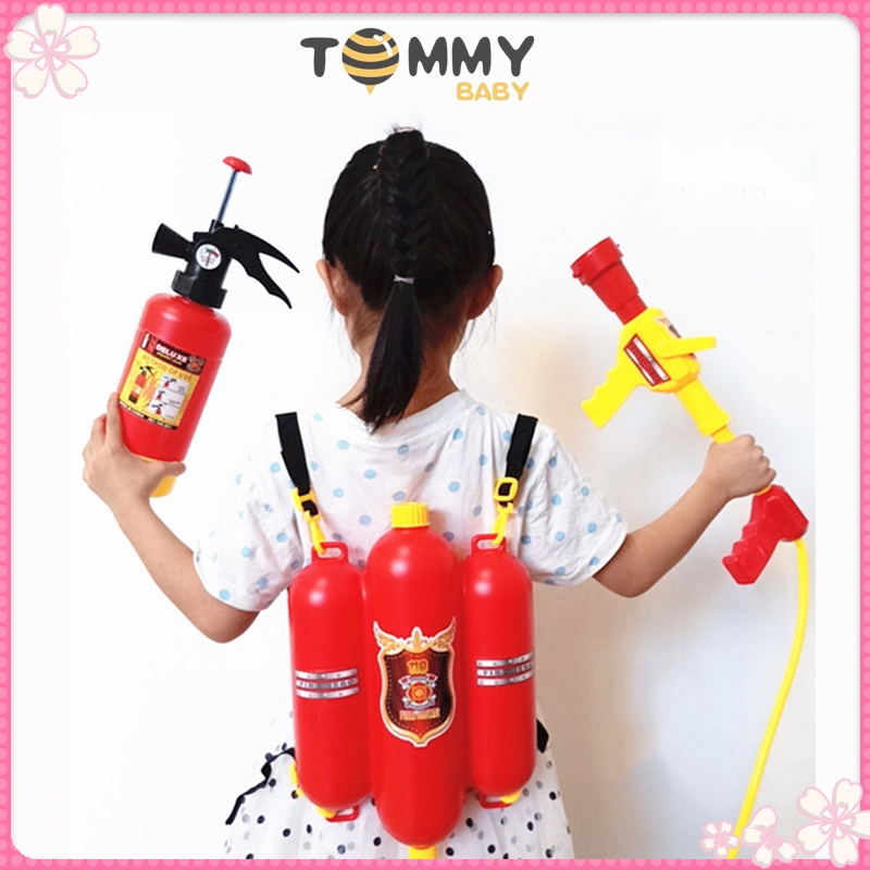 Fireman toy Children's play house toy water gun firefighter game set ...