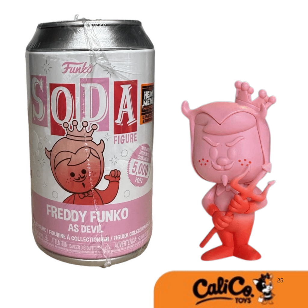 Funko Vinyl Soda - Freddy Funko As Devil Pink Gradient LE5000 Sealed ...