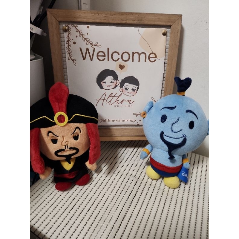 Rare GENIE and villain JAFAR Plushied of Aladdin Toy Dolls | Shopee ...