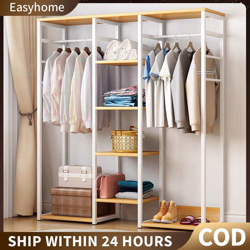 COD Cloth Wardrobe Cabinet Modern Style Clothes Storage Cabinet Open ...