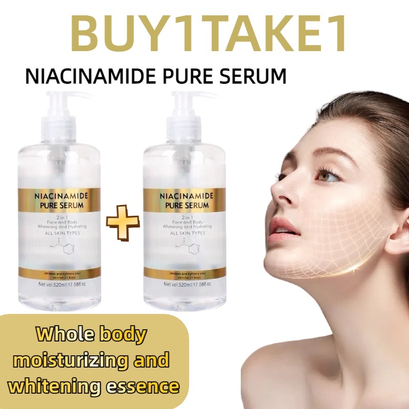 Niacinamide Pure Serum Face and Body Whitening Moisturizes and Hydrating Serum Skin Care 520ml ...