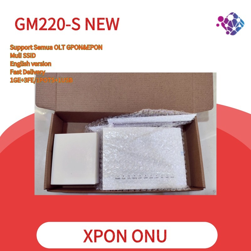 New GM220-S XPON Supports EPON And GPON All ONU English Version(Contains Adaptor) | Shopee ...
