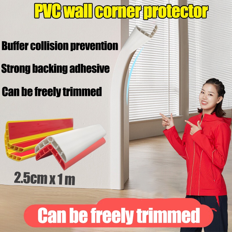 Self Adhesive Wall Corner Protector,1m*25mm PVC Corner Guards,for Wall ...