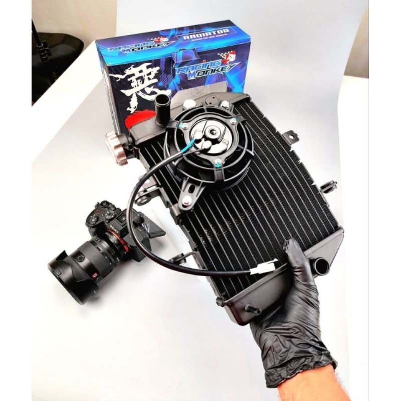 RACING MONKEY BIG RADIATOR (CURVE) OVERSIZE FOR SNIPER 135 MX AND ...