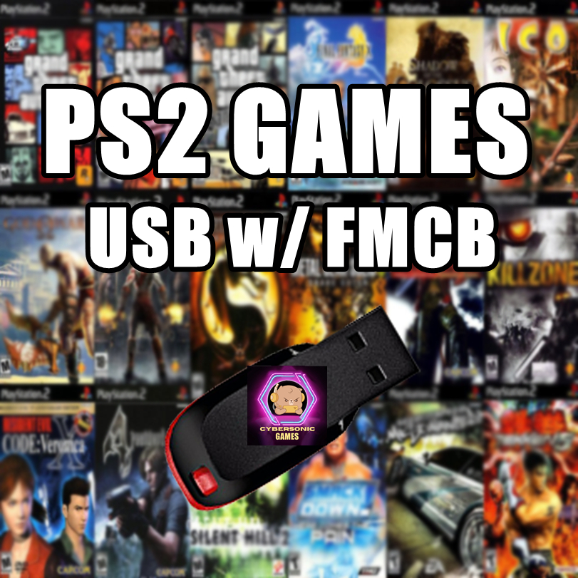 PS2 Games USB with FMCB Free Mcboot (read description) | Shopee Philippines