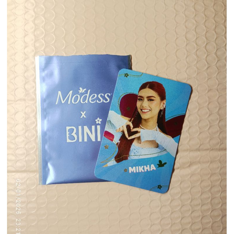 [OFFICIAL] Modess x BINI Photocard | Shopee Philippines