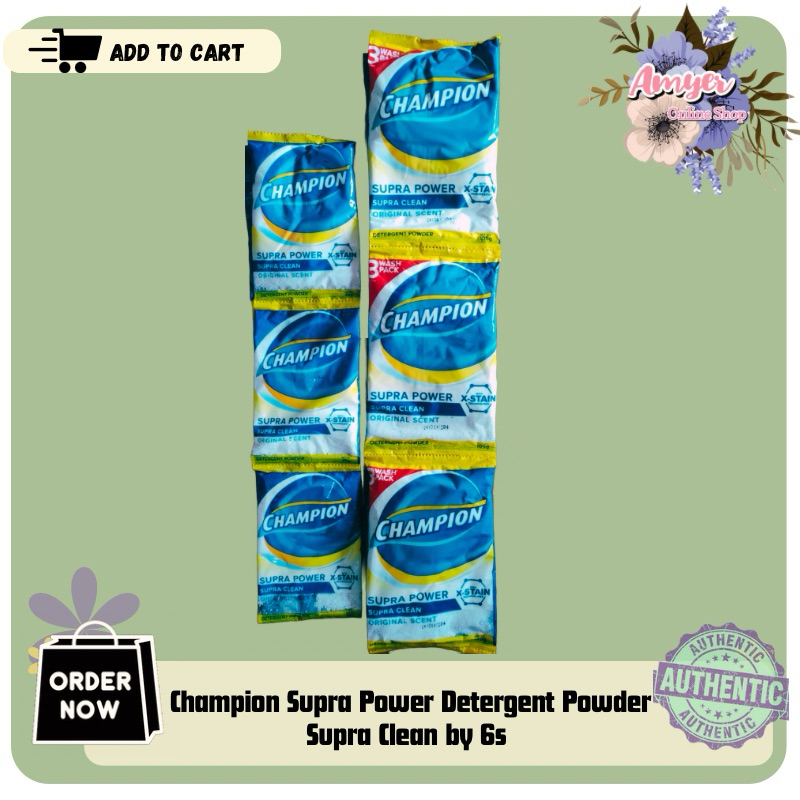 CHAMPION POWDER SUPRA POWER ORIGINAL SUPRA CLEAN DETERGENT by 6s ...