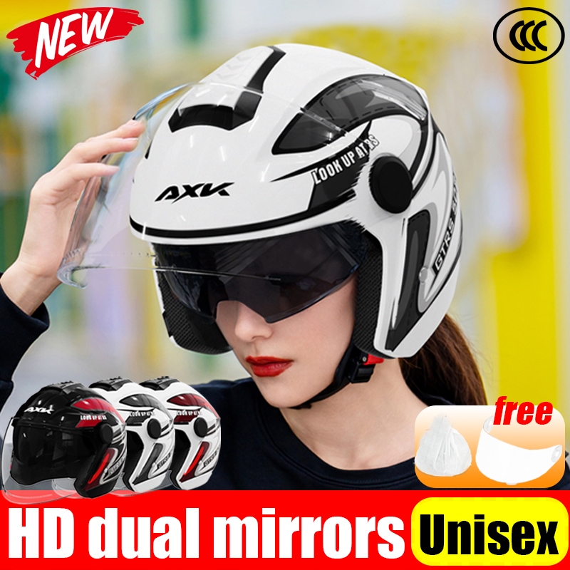 ICC Sticker Motorcycle Half Face Helmet Helmet Full Face For Men And ...