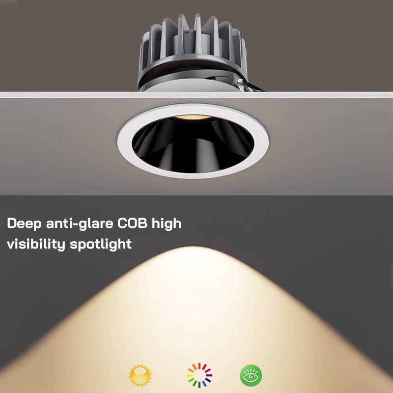 7W Recessed LED Pin Light Downlights Ceiling Lights For Bedroom ...