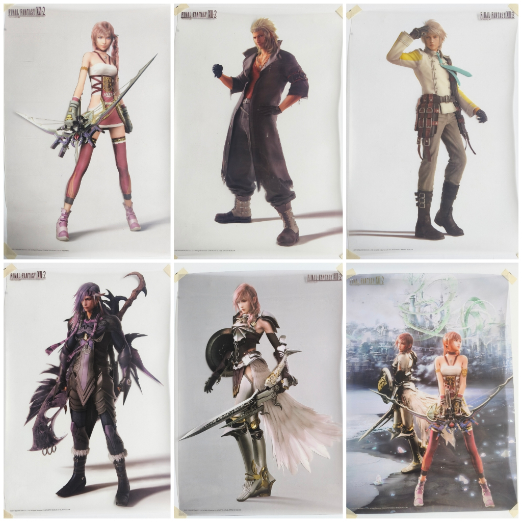 Final Fantasy XIII-2 Clear Poster Mini Square Enix SQEX | Shopee ...