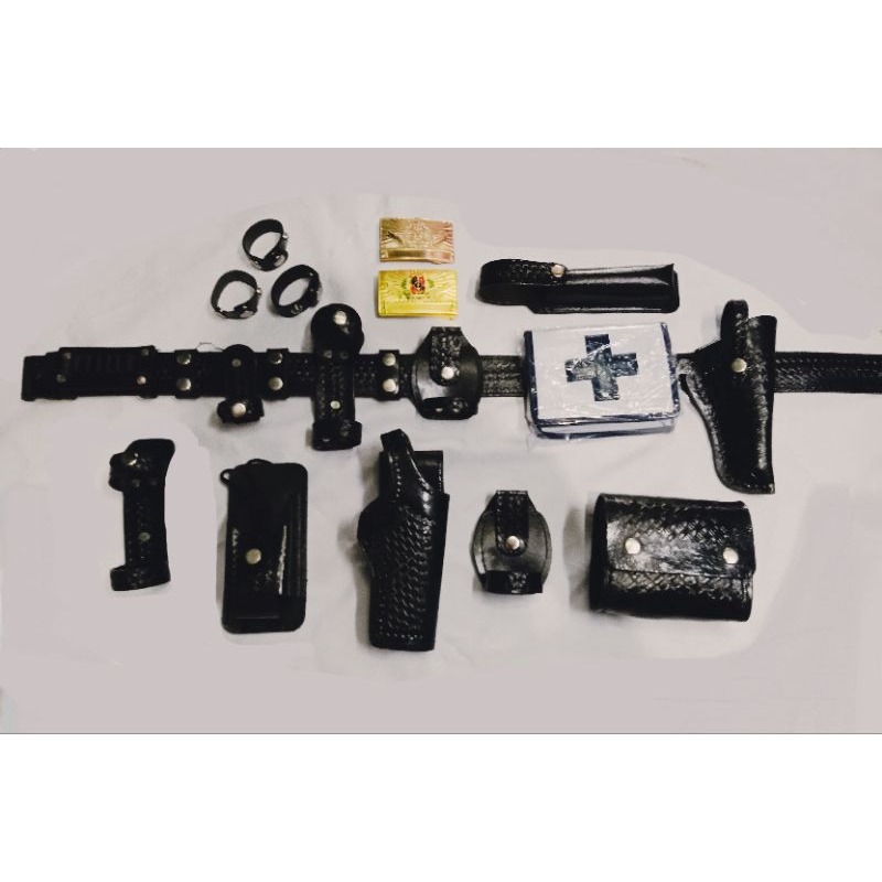 Belt complete set for guards with buckle and kit | Shopee Philippines