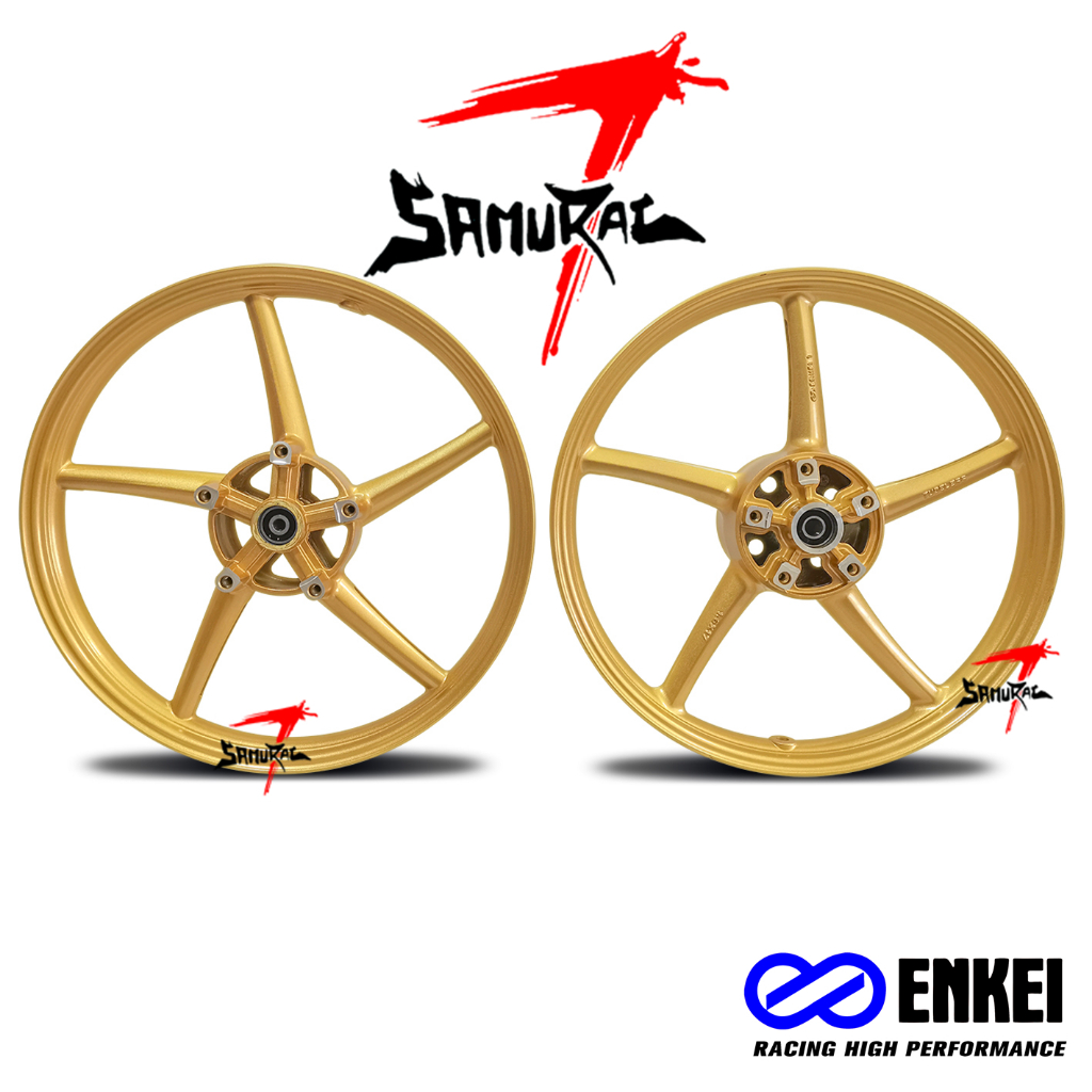 Enkei Mags 5 Spokes 522 Mags for Sniper150 Sniper155 1.6x17 /1.6x17 ...