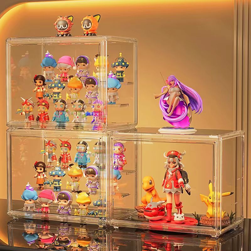 Popmart Transparent Acrylic Display Case Box Storage Organizer Toy ...
