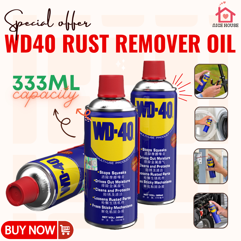 [ORIGINAL] WD-40 Rust Remover Oil Anti-rust Spray Multi-Use Multi ...
