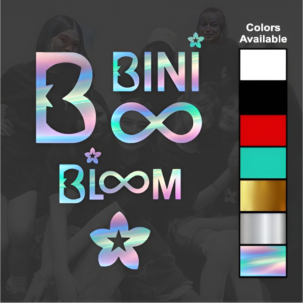 Bloom BINI PH Vinyl Decal Cutout Sticker - Waterproof , Weather proof ...
