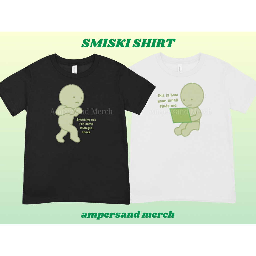 &M Smiski Series Graphic Shirts (Unisex) | Shopee Philippines
