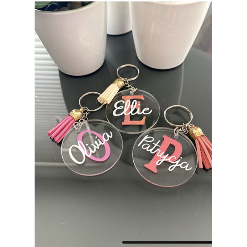 Personalized Acrylic Keychain|Souvenirs|Giveaways|Birthday|Christening ...