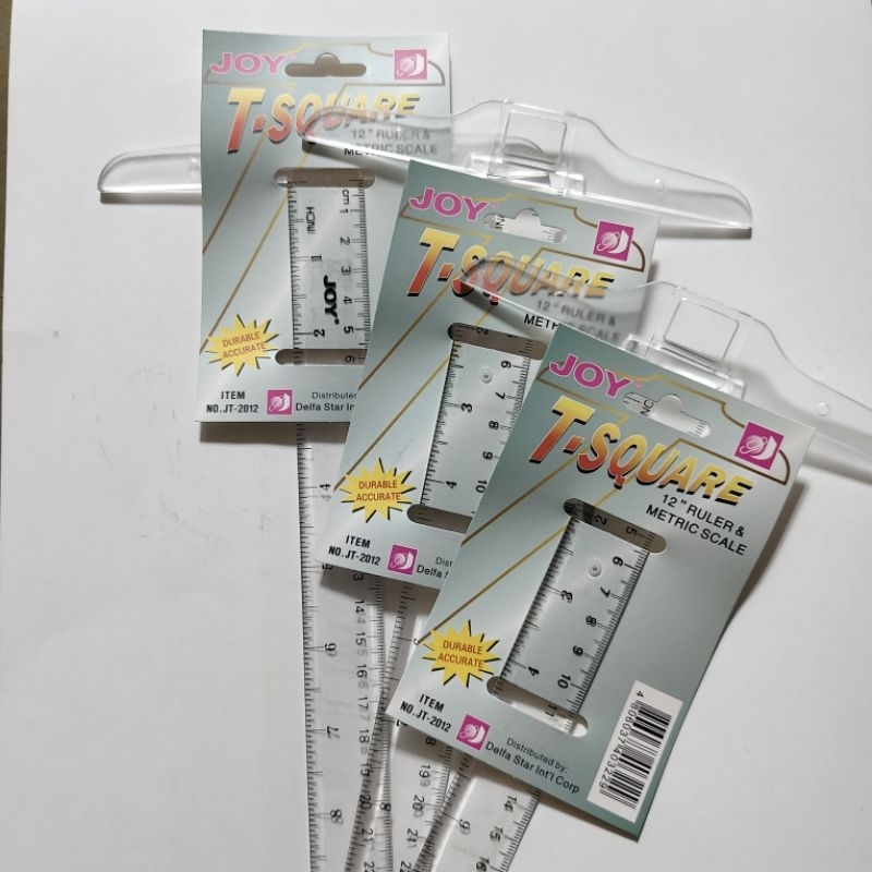 Joy T - Square 12" Ruler and Metric Scale | Shopee Philippines