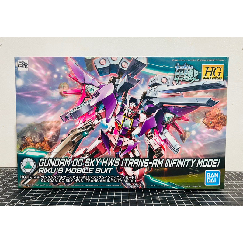 HG BD 1/144 Scale Model Gundam 00 Sky HWS ( TRANS-AM INFINITY MODE ...