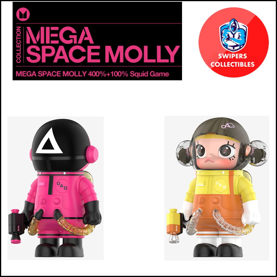 Pop Mart Squid Game Molly Mega Space Molly 400% + 100% | Shopee Philippines