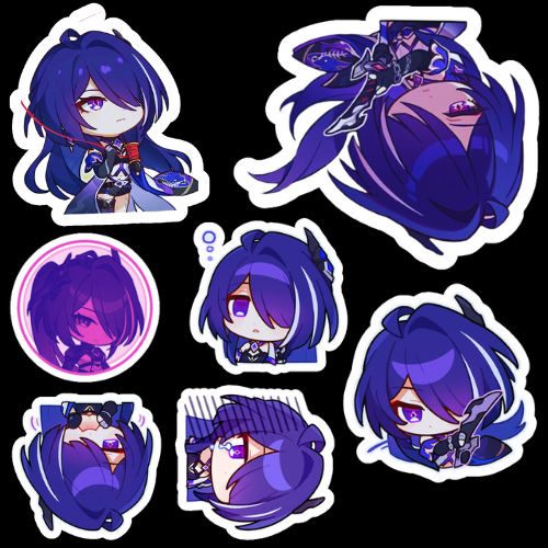 Honkai Star Rail Matte Waterproof Acheron Sticker | Shopee Philippines