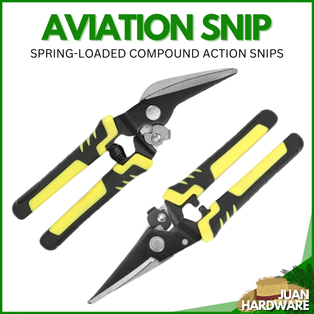 Aviation Snip Cutter 10" Sheet Metal Scissors Compound Action Snips ...