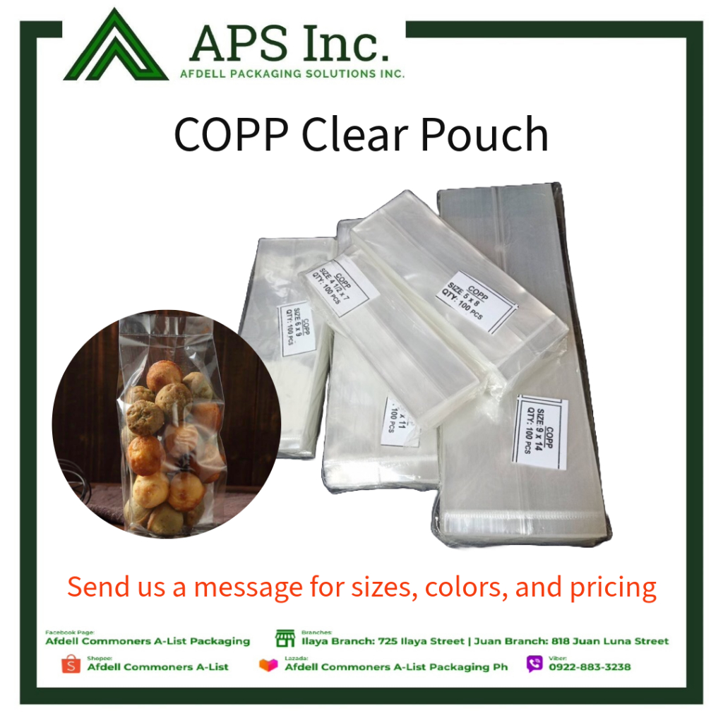 100Pcs COPP Clear Stand Up Pouch Gusset Type Plastic Packaging ...