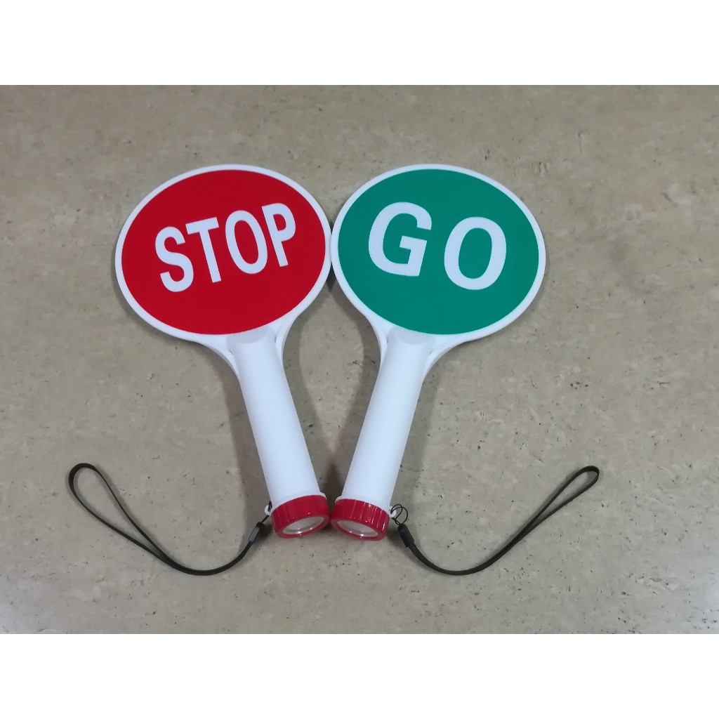 High Reflective Road Safety Stop and Go Sign traffic handle type ...