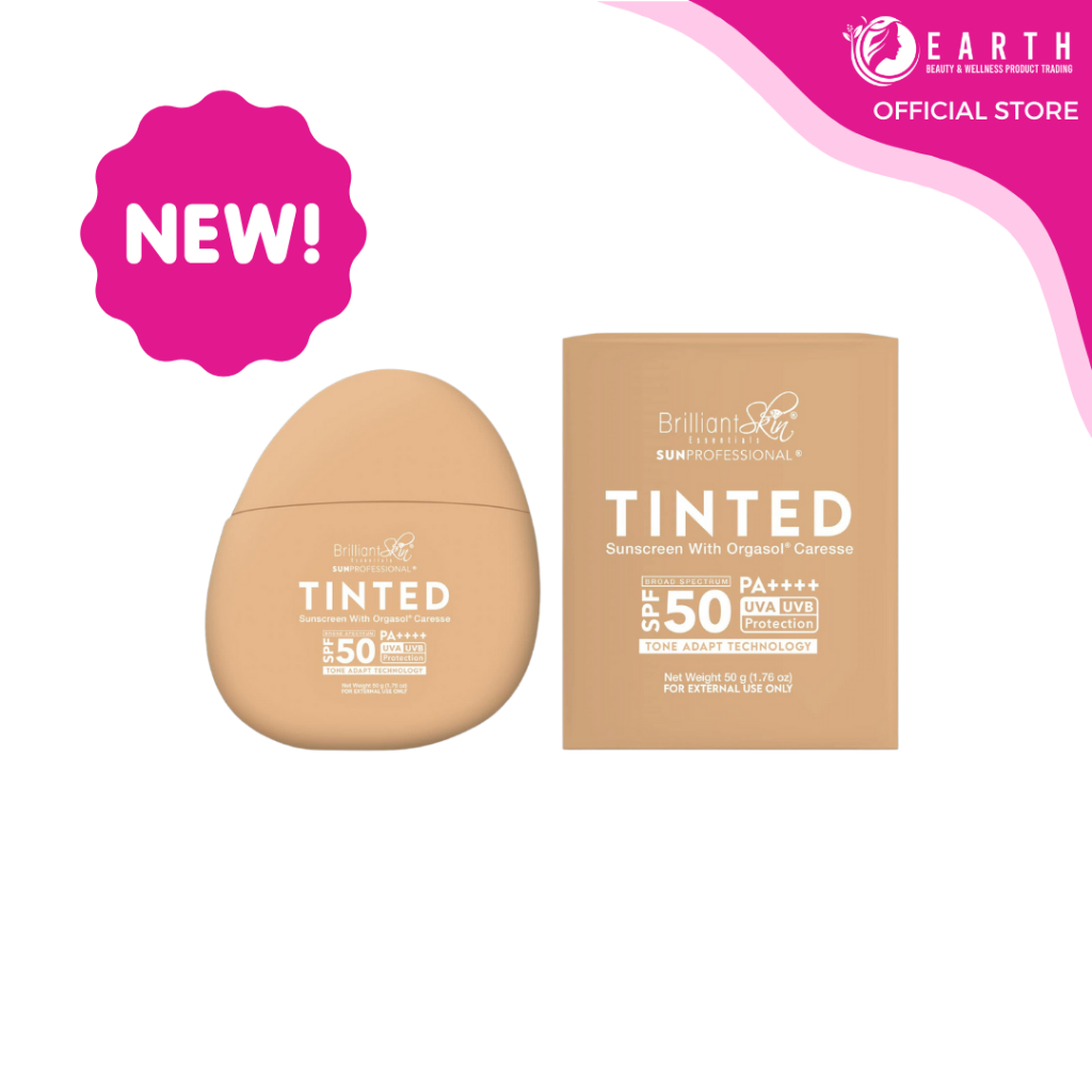 Brilliant Skin Tinted Sunscreen With Orgasol® Caresse | Shopee Philippines