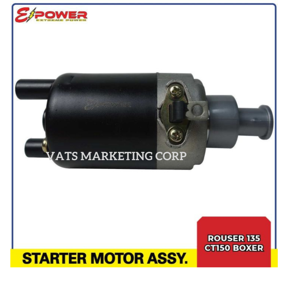 E POWER STARTER MOTOR FOR ROUSER 135/CT150 BOXER | Shopee Philippines