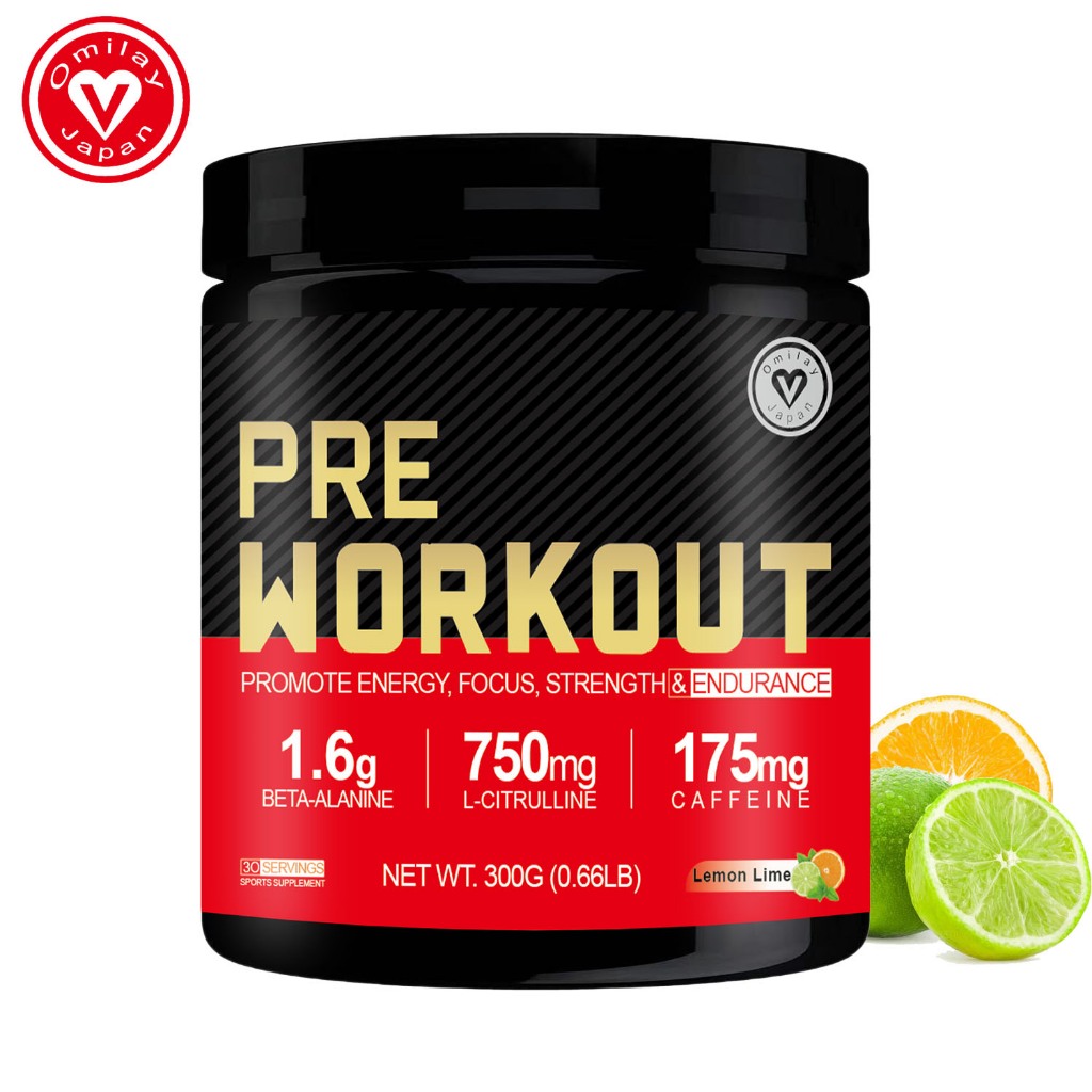 Omilay Pre Workout Powder Supplements with Creatine Monohydrate Energy ...