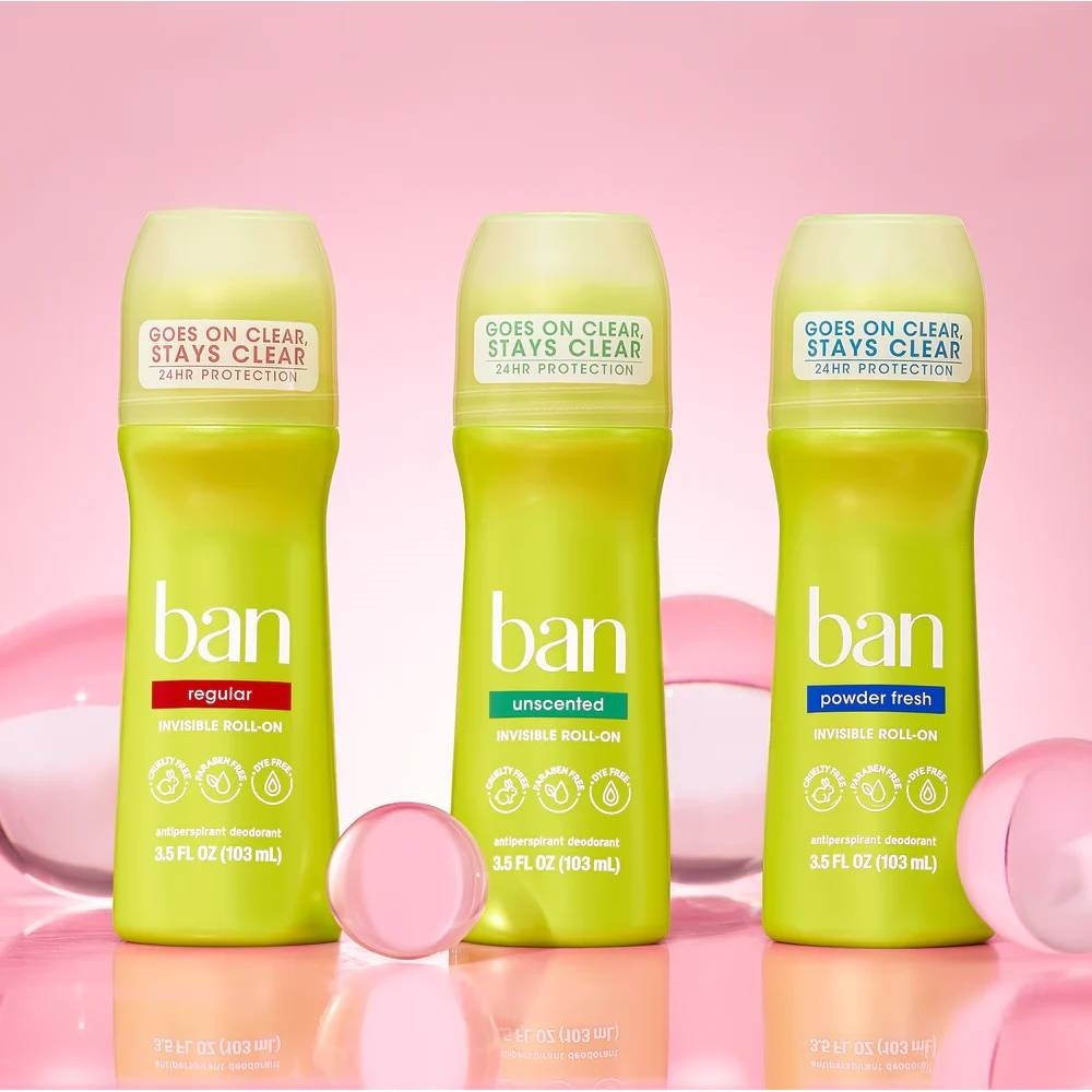Ban Invisible Roll-on Antiperspirant Deodorant 103ml | Shopee Philippines