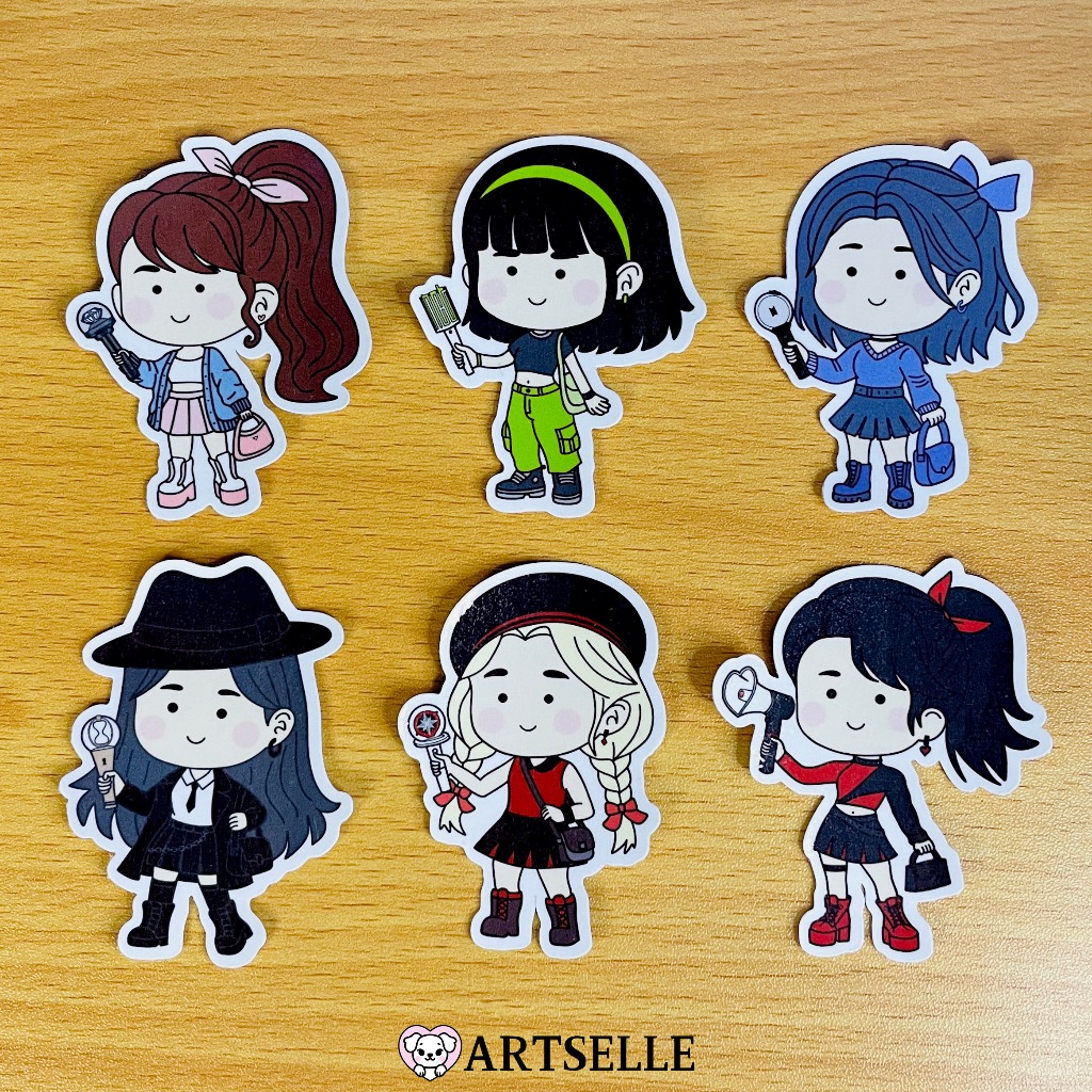 Little Fangirls Stickers, Seventeen, NCT, BTS, Ateez, Stray Kids, The ...