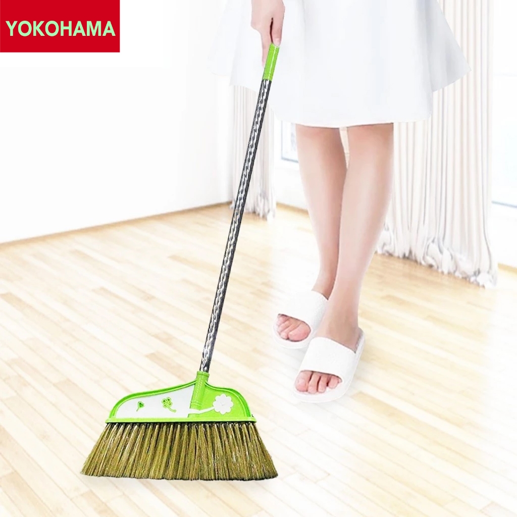 Japan Yokohama MultiPurpose Plastic Broom Cleaning Material W/Handle ...