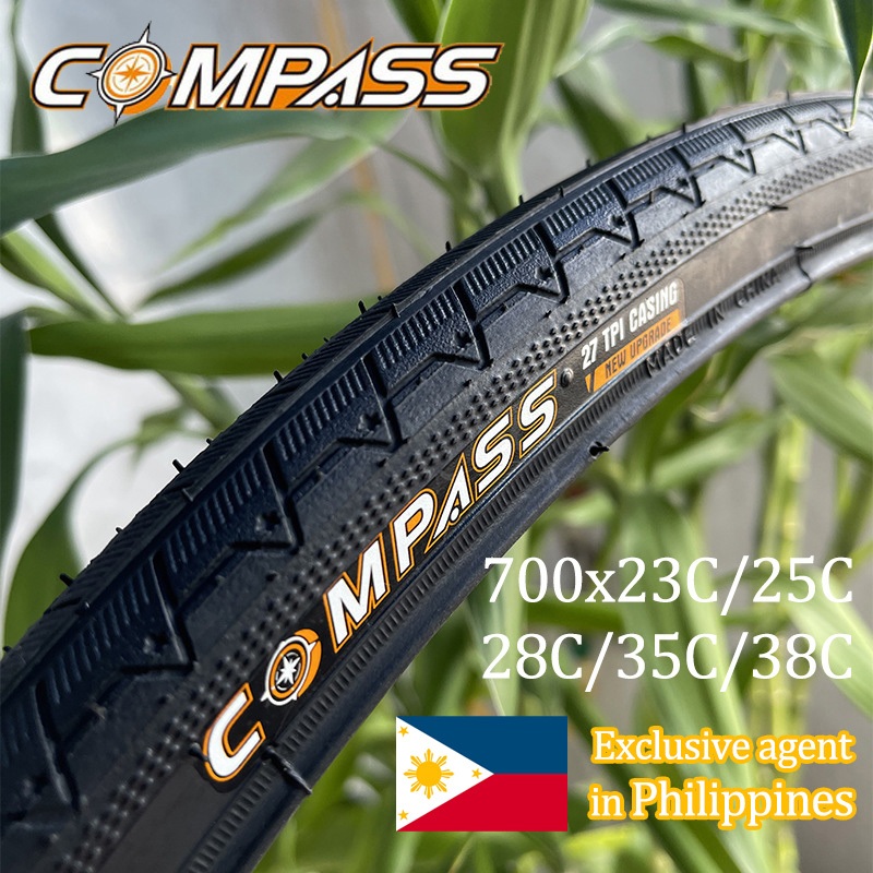 COMPASS Road Bike Tire700*23C/25C/28C/35C/38C 700C Non-slip Ultralight ...