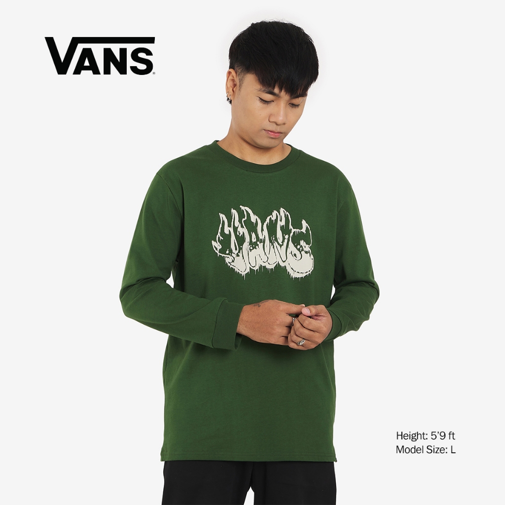 Vans LS Ink Drop For Mens | Shopee Philippines