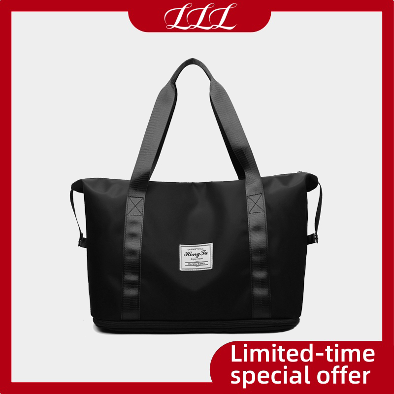 Double layer pinalawak na malaking kapasidad na bag ng paglalakbay para ...