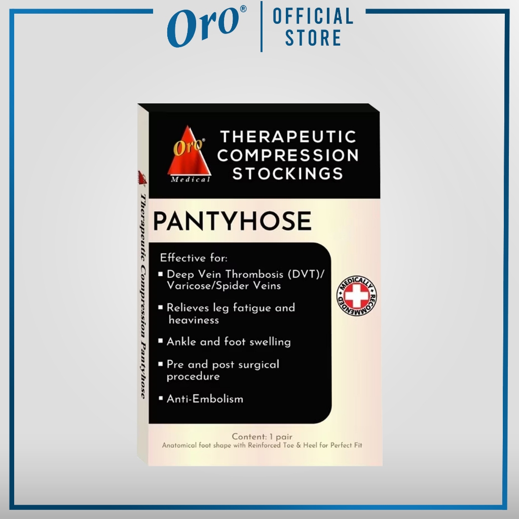 Oro Therapeutic Compression Stockings Pantyhose 15-20 mmHg, EP | Shopee ...