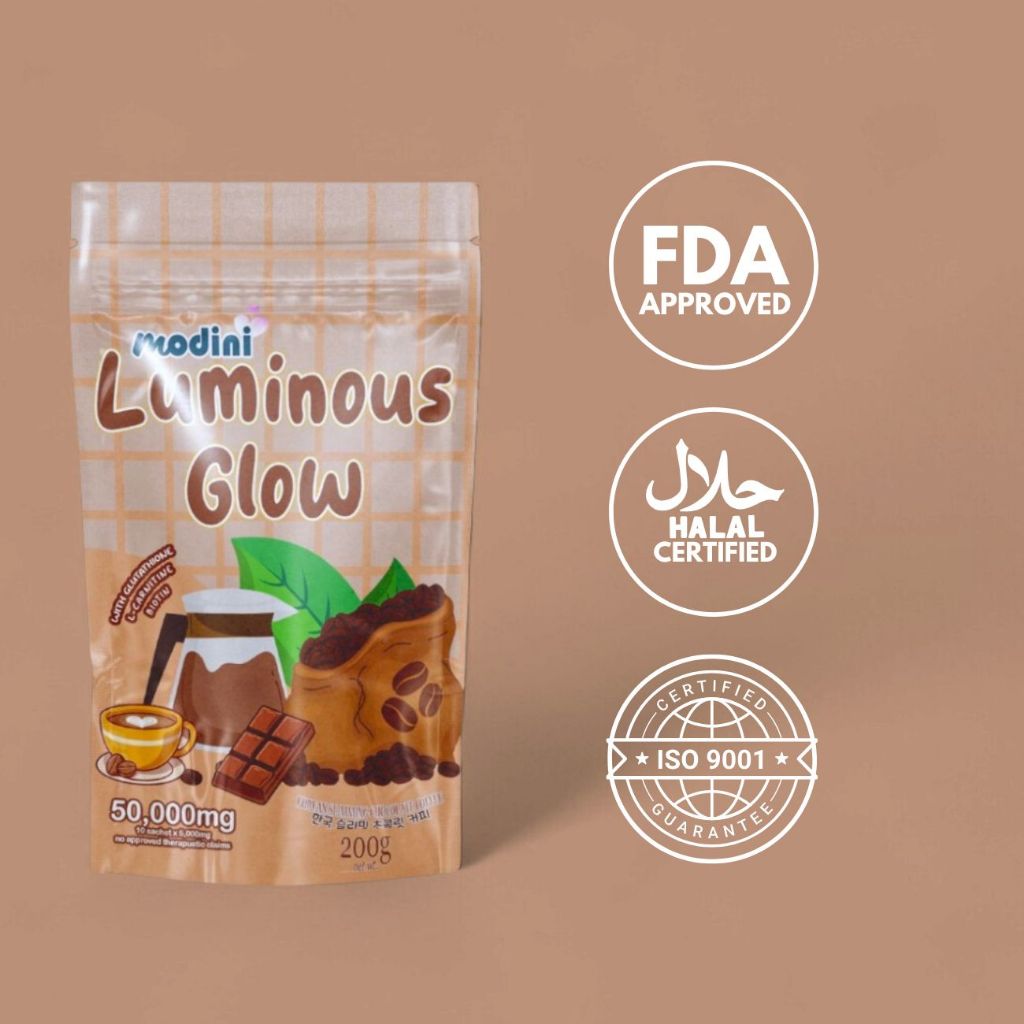 Modini Luminous Glow Korean Slimming Chocolate Coffee | Shopee Philippines